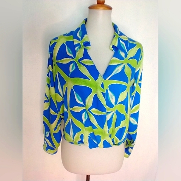 Haute Hippie | Tops | Haute Hippie Bright Wrap Blouse | Poshmark
